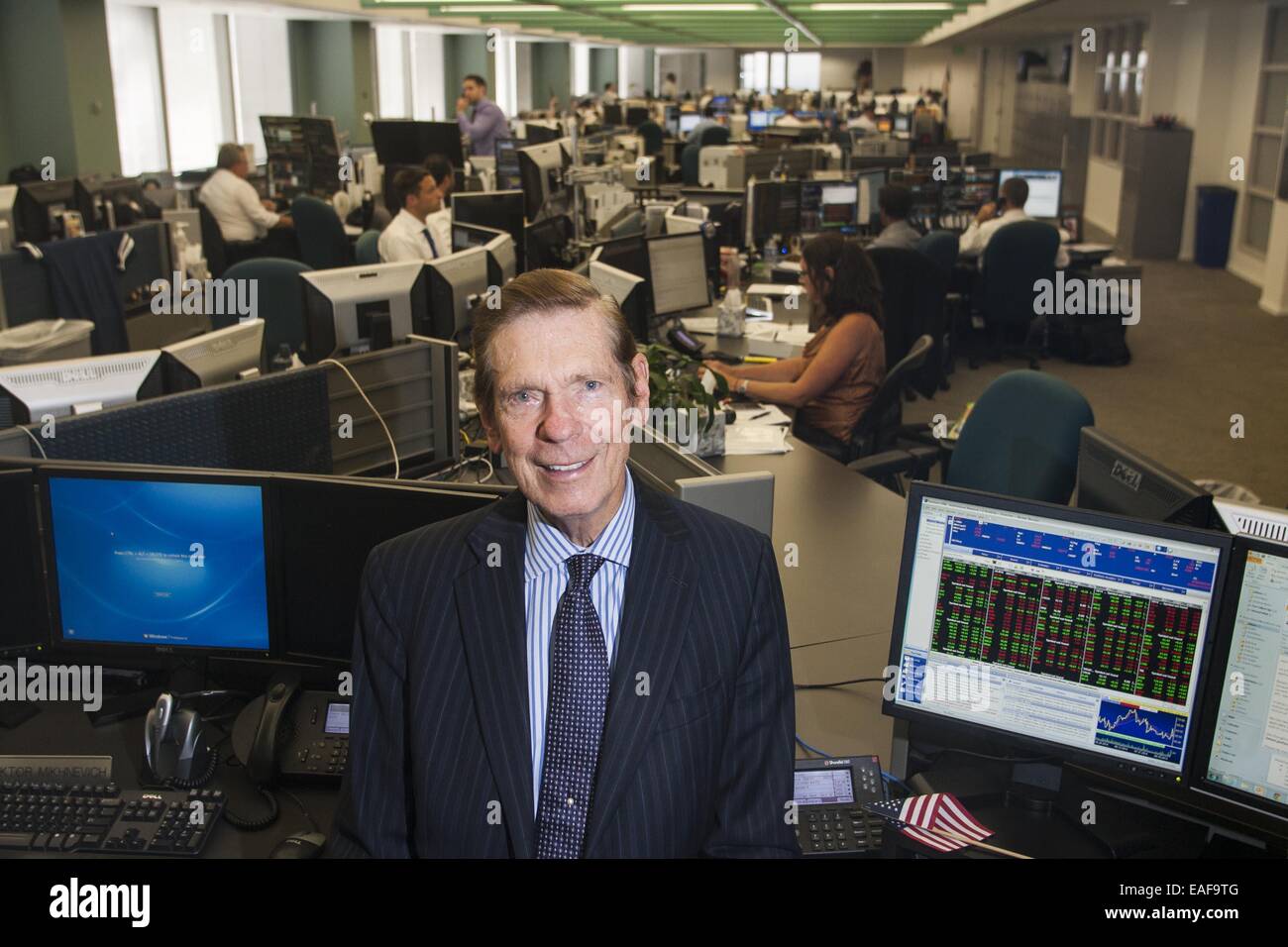 Los Angeles, California, USA. 8th Oct, 2014. Edward Wedbush, founder ...