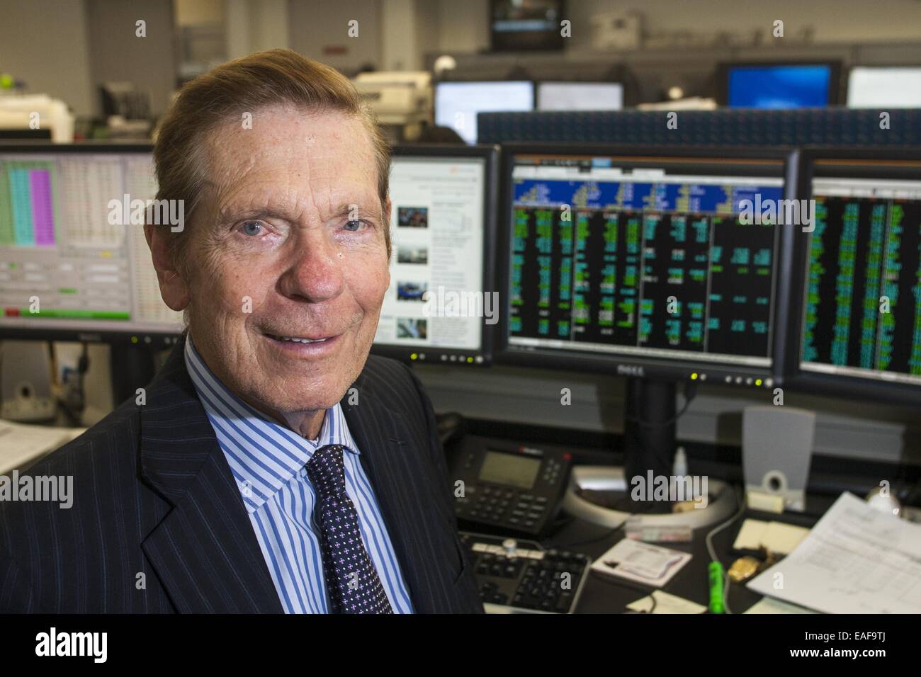 Los Angeles, California, USA. 8th Oct, 2014. Edward Wedbush, founder ...