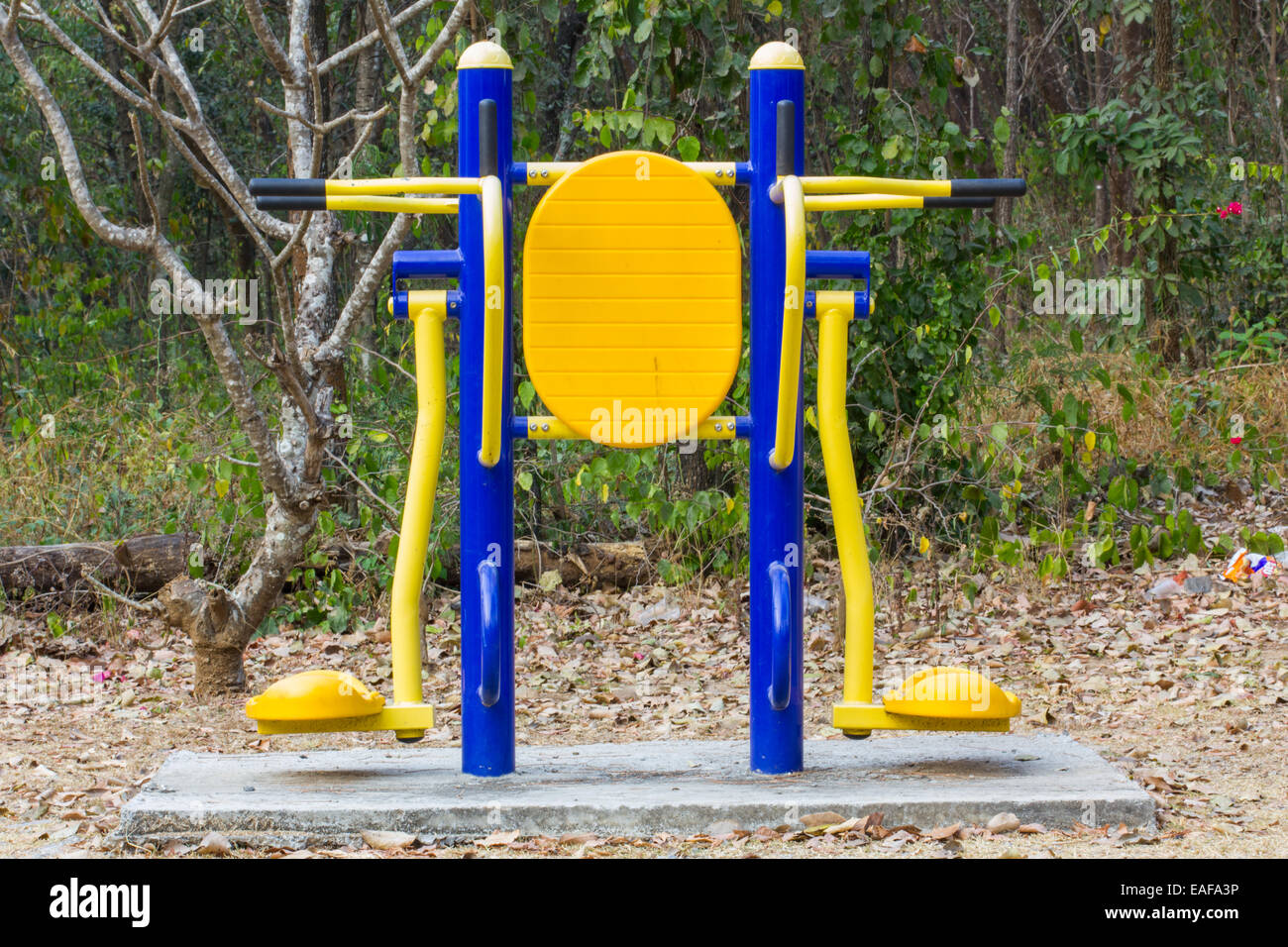Exercise Equipment In Public Park High Resolution Stock Photography and ...