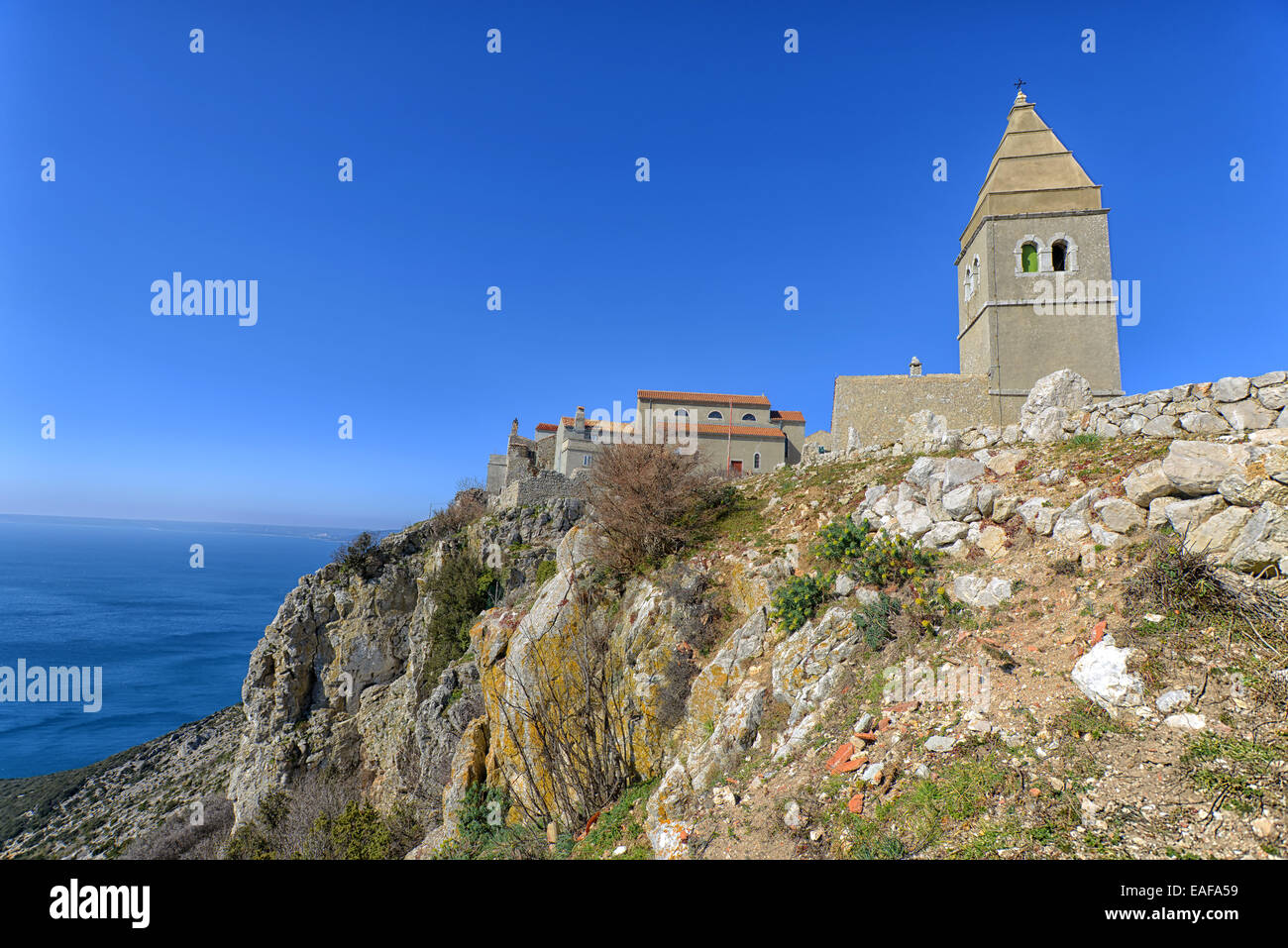 Ancient Fort City Lubenice, Croatia Stock Photo - Alamy