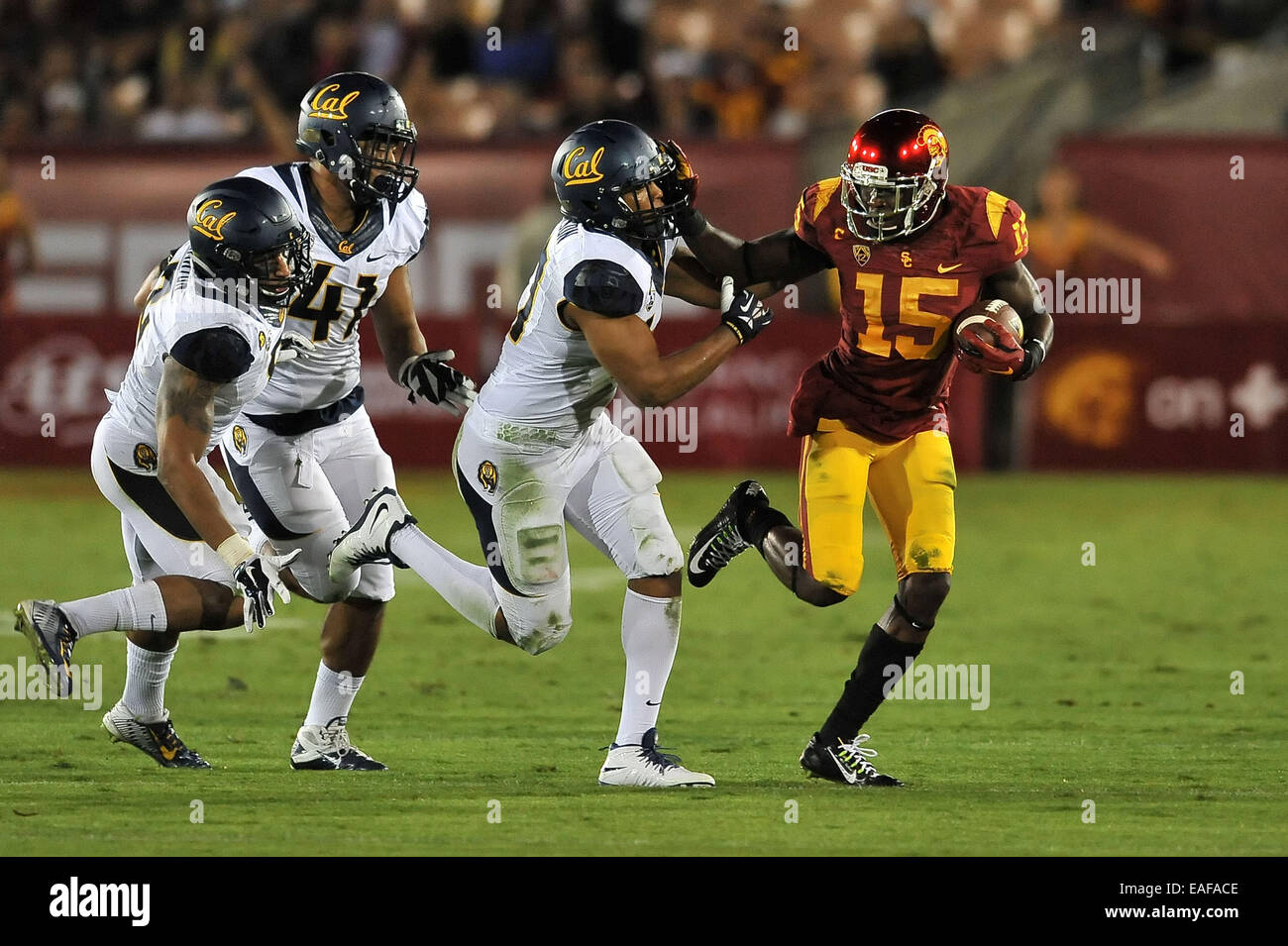 Los Angeles, CA, USA. 13th Nov, 2014. USC Trojans wide receiver Nelson ...