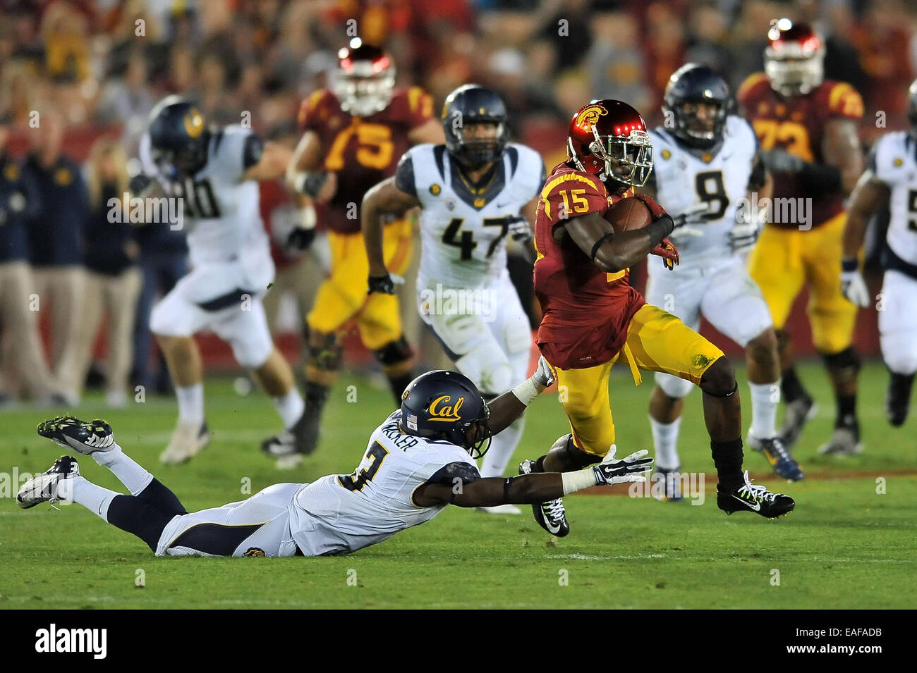Los Angeles, CA, USA. 13th Nov, 2014. USC Trojans wide receiver Nelson ...