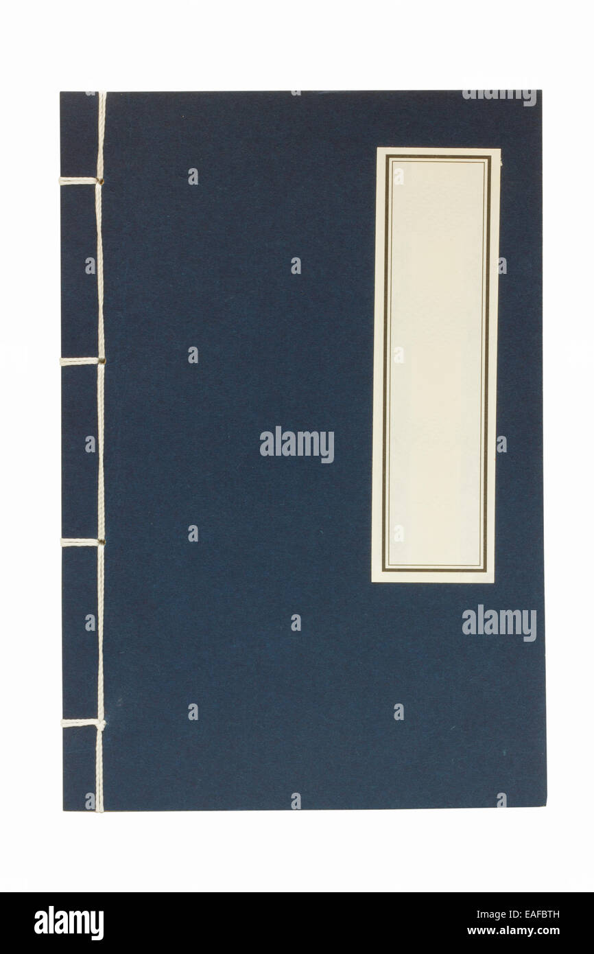 notebook with blank label isolated over white background Stock Photo ...