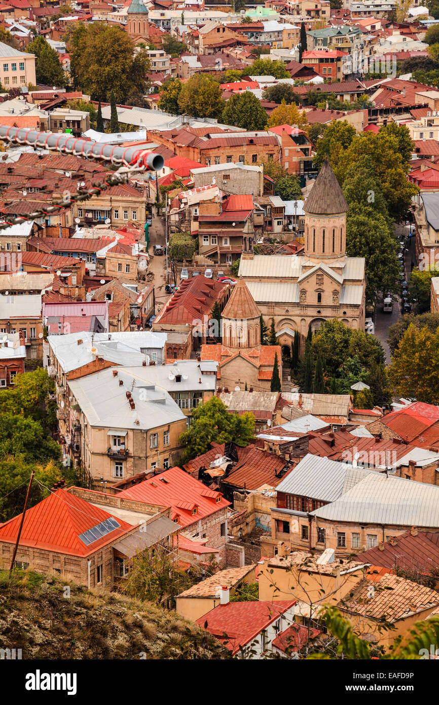 View of Tbilisi, the capital city of Georgia Stock Photo - Alamy