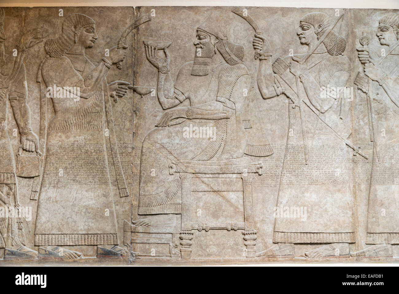 Assyrian relief british museum hi-res stock photography and images - Alamy