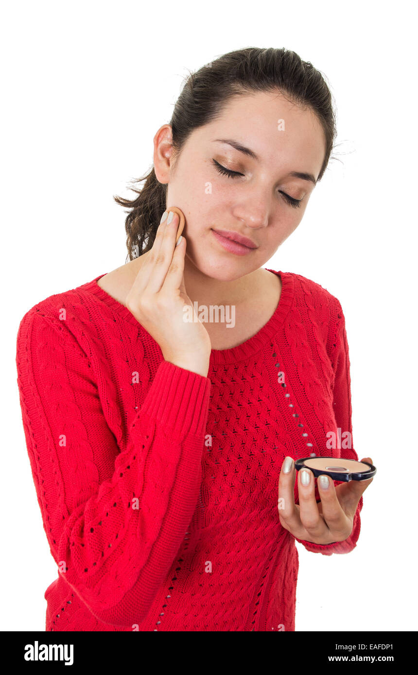 Natural makeup model face compact hi-res stock photography and images ...