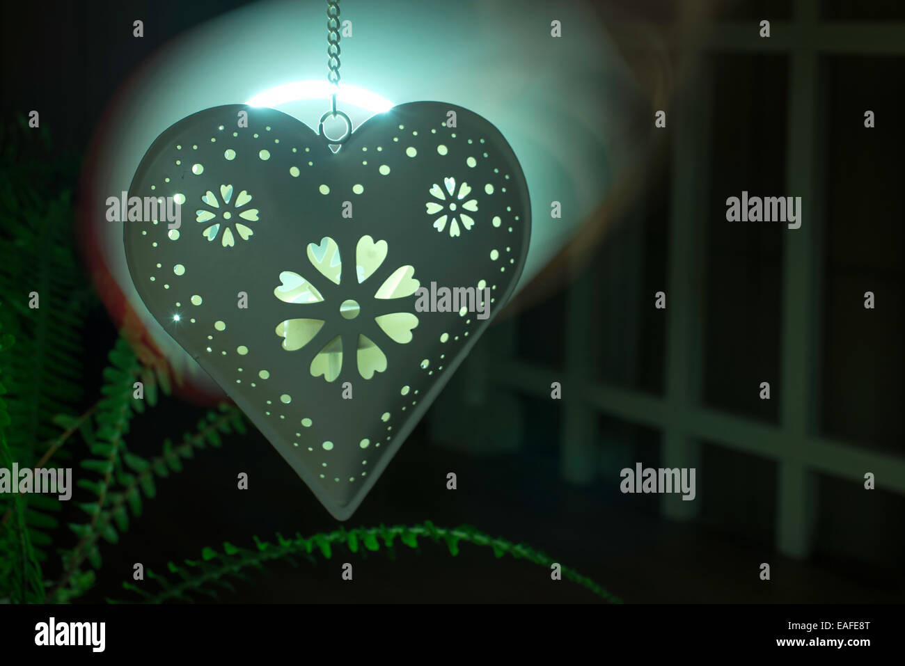 Candle light heart shape hi-res stock photography and images - Alamy