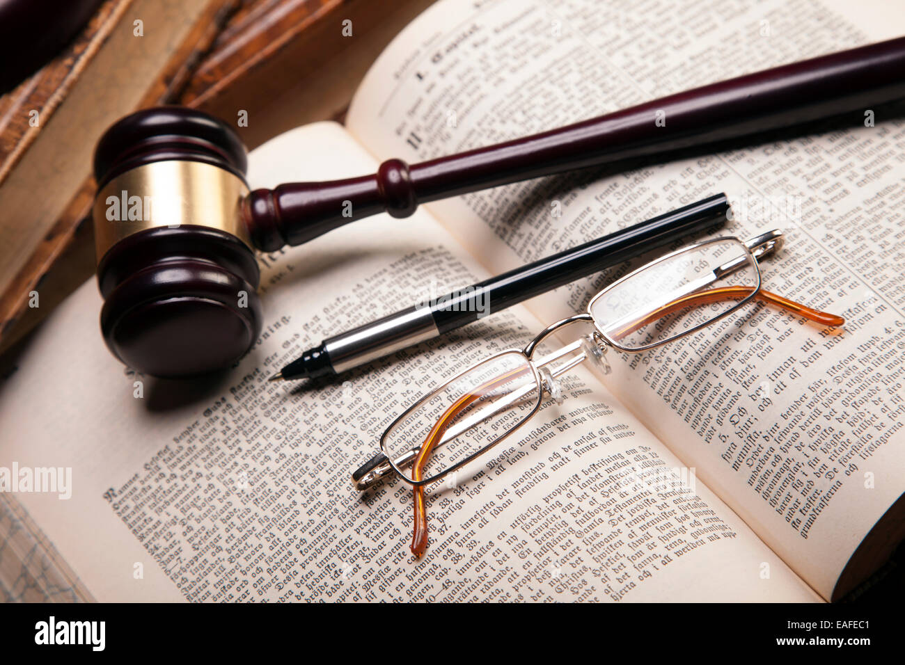 Mallet of justice! Stock Photo - Alamy