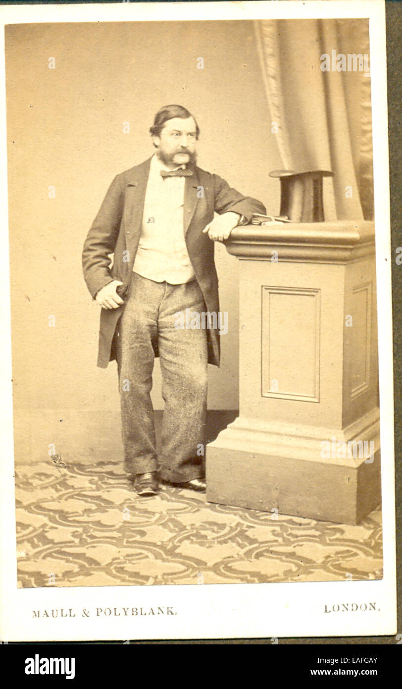 Carte de visite of Frank Buckland 1872 Stock Photo - Alamy