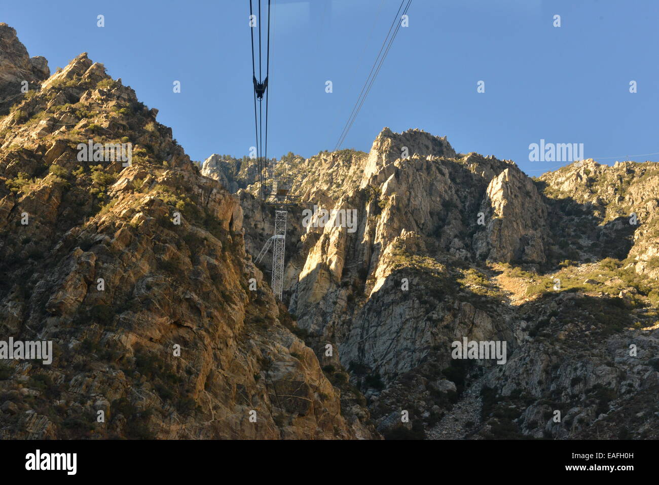 Palm Springs, Aerial Tramway in Palm Springs Stock Photo - Alamy