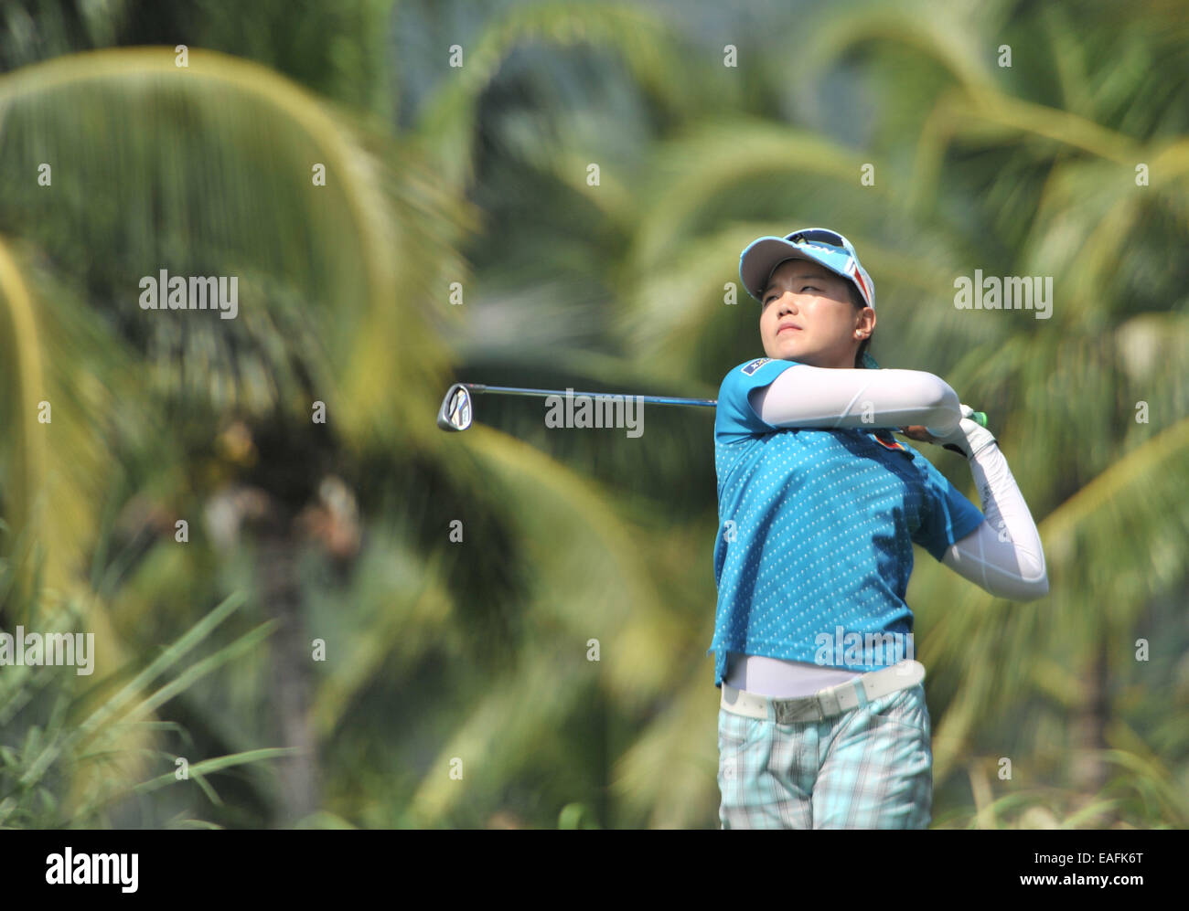Sanya, China's Hainan Province. 14th Nov, 2014. Shi Yuting of China ...