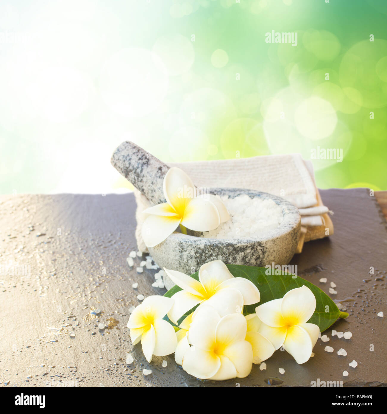Spa and wellness setting Stock Photo - Alamy