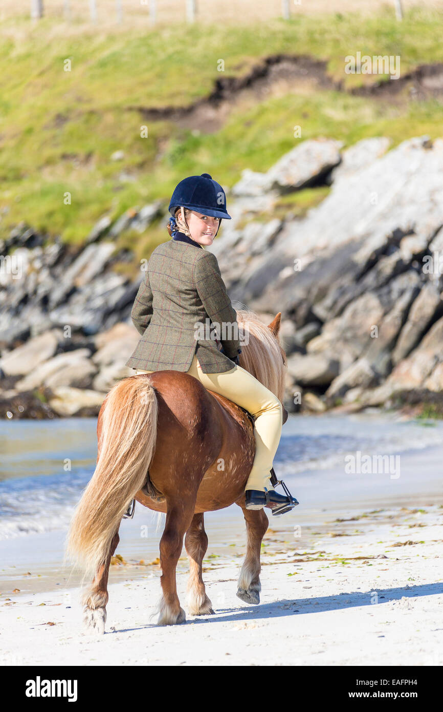 Children horse riding scotland hi-res stock photography and images - Alamy