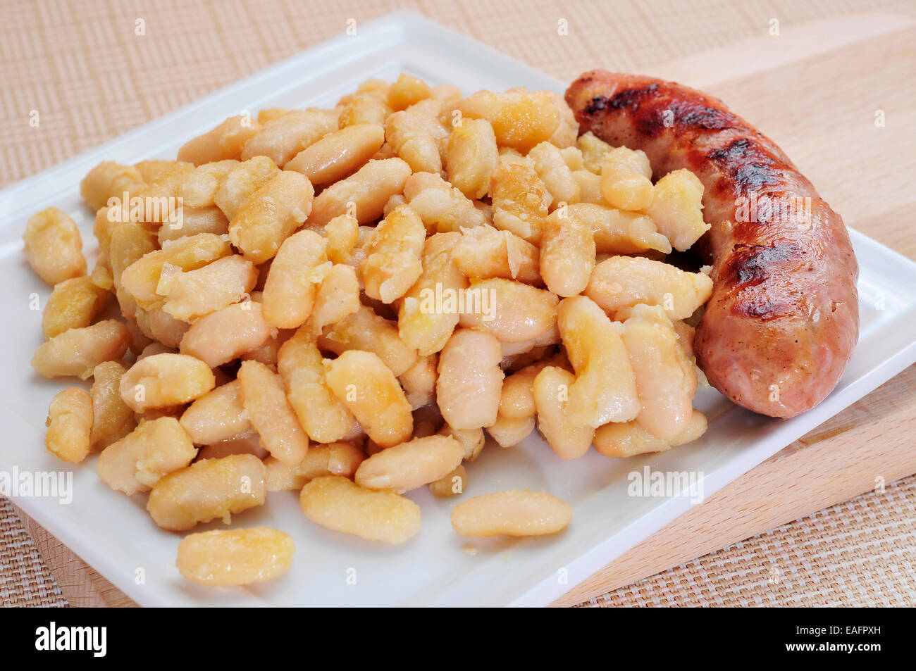 Butifarra sausage beans hi-res stock photography and images - Alamy