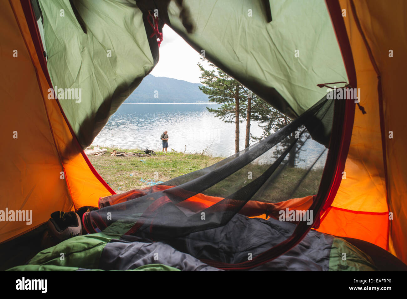 Inside of tent hi-res stock photography and images - Alamy