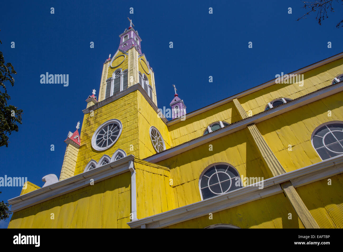 San francisco church castro chiloe chile hi-res stock photography and ...