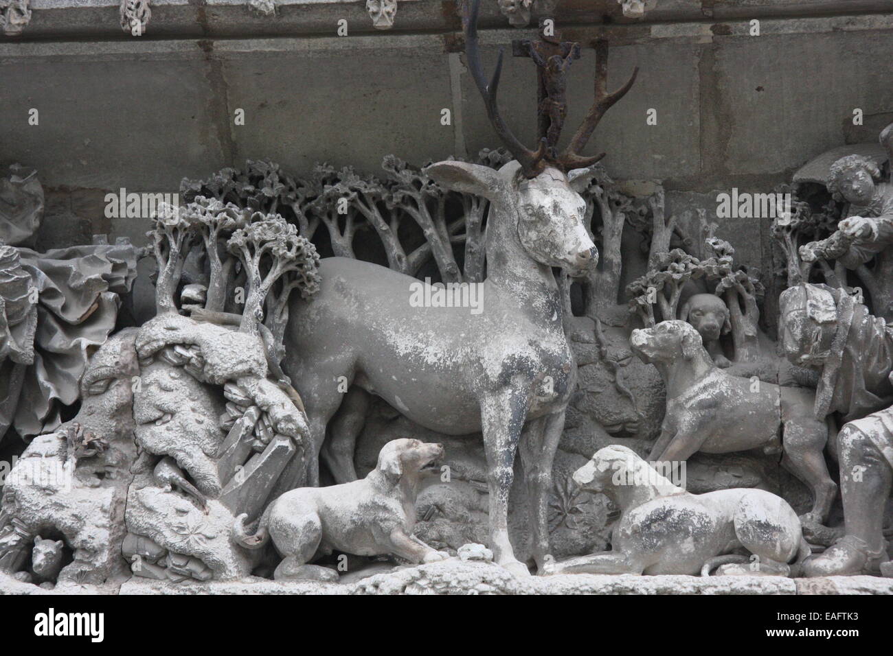 Details of Azay-le-Rideau Castle Stock Photo - Alamy
