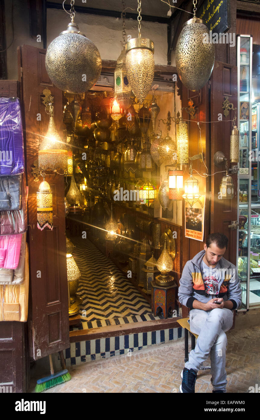 Fez Souq Shopping High Resolution Stock Photography and Images - Alamy
