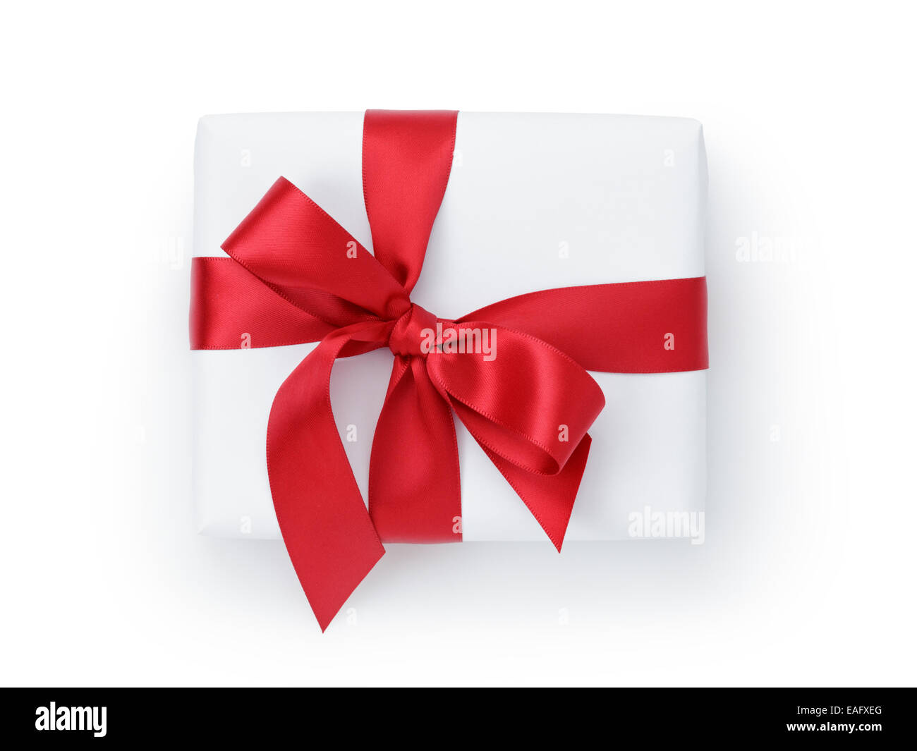 Top view white ribbon Cut Out Stock Images & Pictures - Alamy