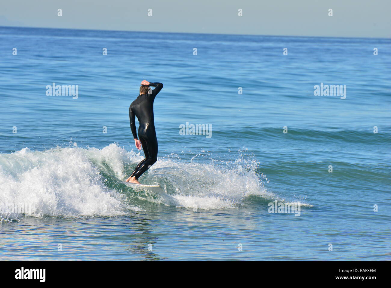 Zuma beach malibu surfing hi-res stock photography and images - Alamy