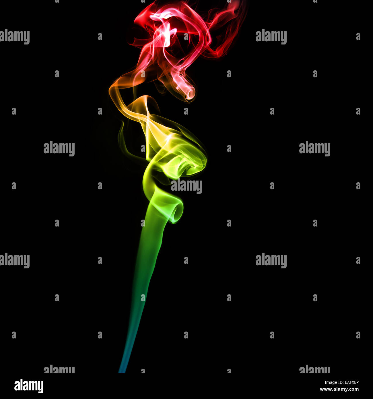 Abstract bright colored smoke on a dark background Stock Photo - Alamy