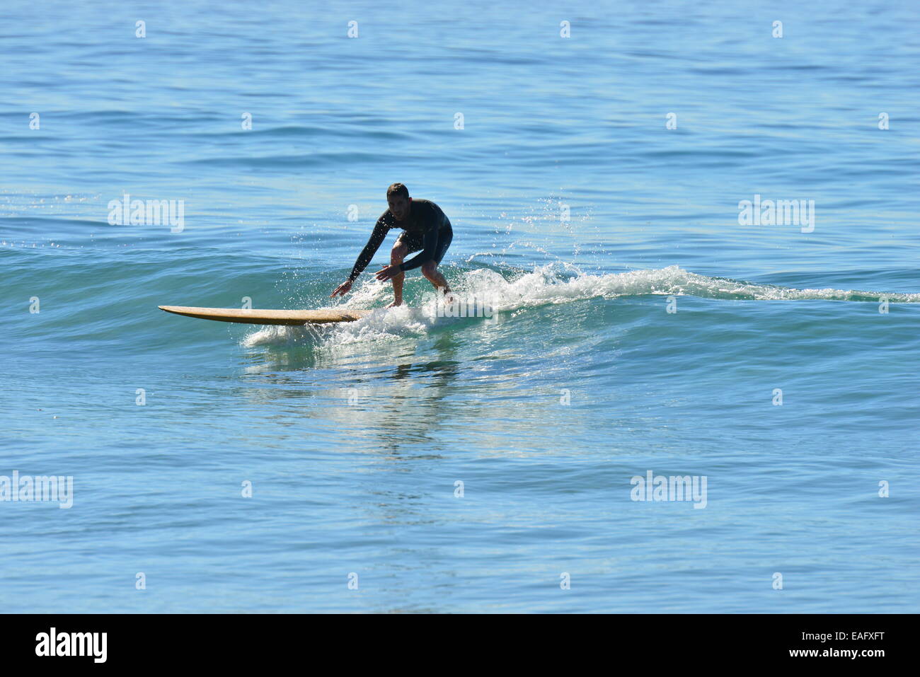 Zuma beach malibu surfing hi-res stock photography and images - Alamy