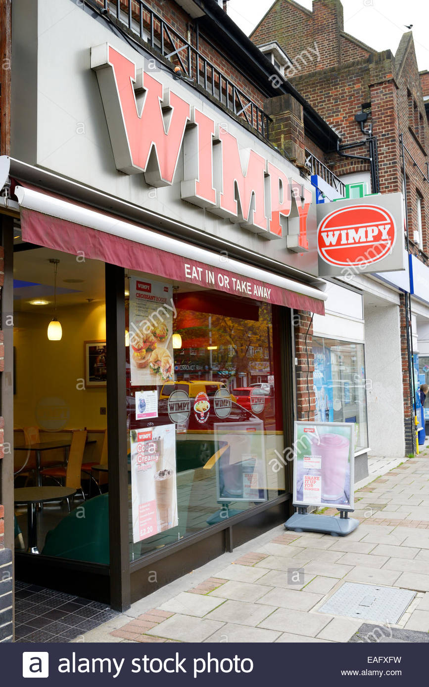 Wimpy Fast Food Restaurant High Resolution Stock Photography and Images ...