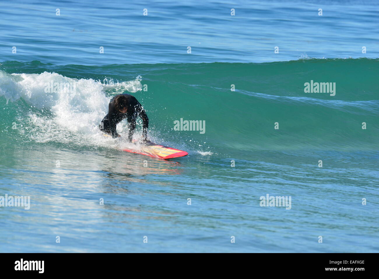 Zuma beach malibu surfing hi-res stock photography and images - Alamy