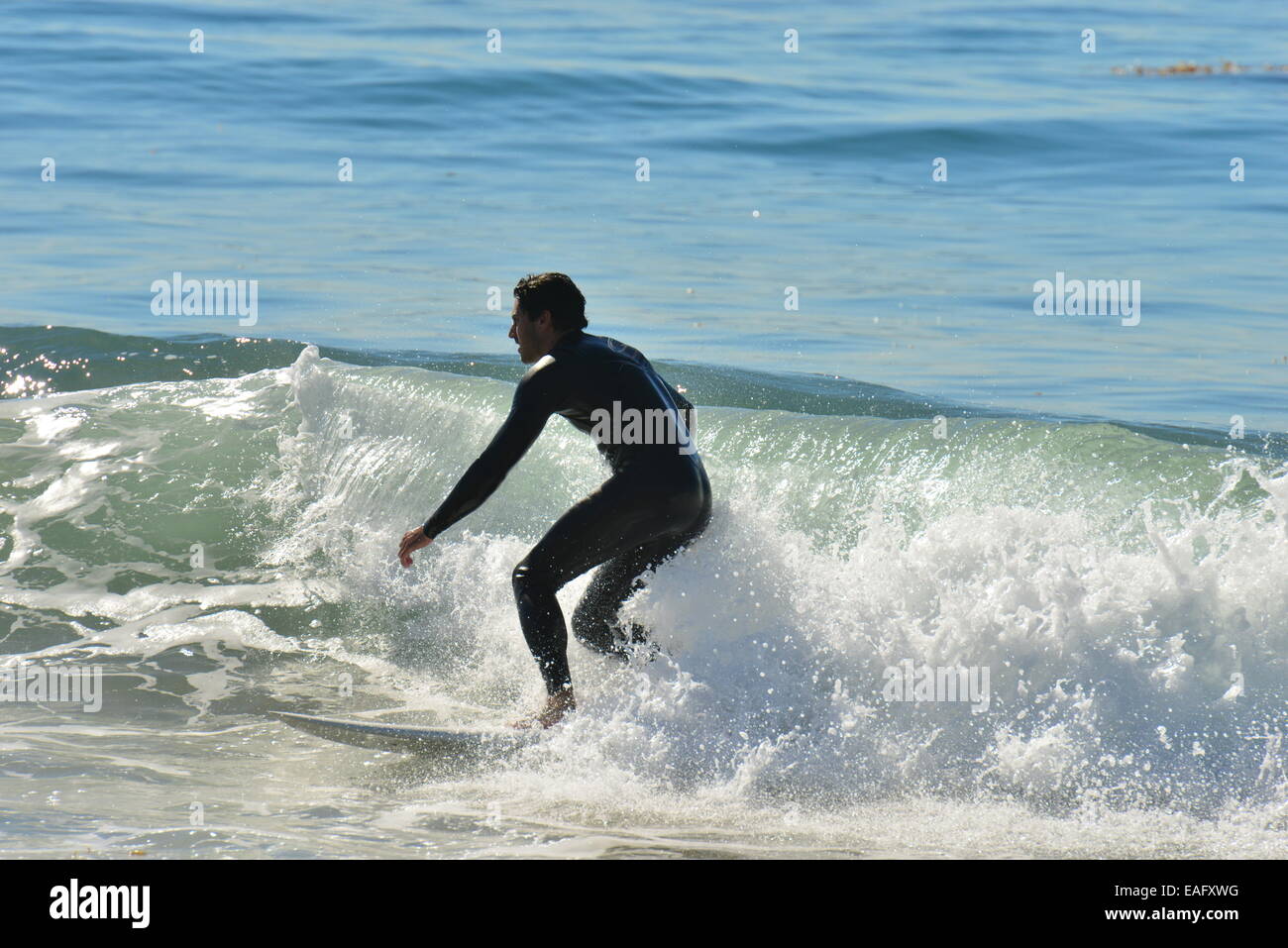 Zuma beach malibu surfing hi-res stock photography and images - Alamy