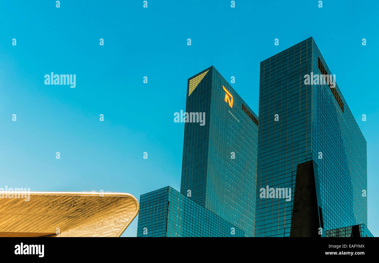 Delft Gate Building ( Gebouw Delftse Poort ) in the background and part ...