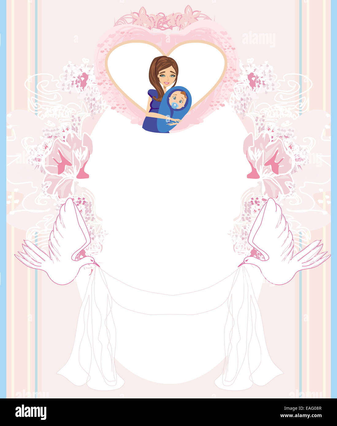 baby shower card Stock Photo - Alamy