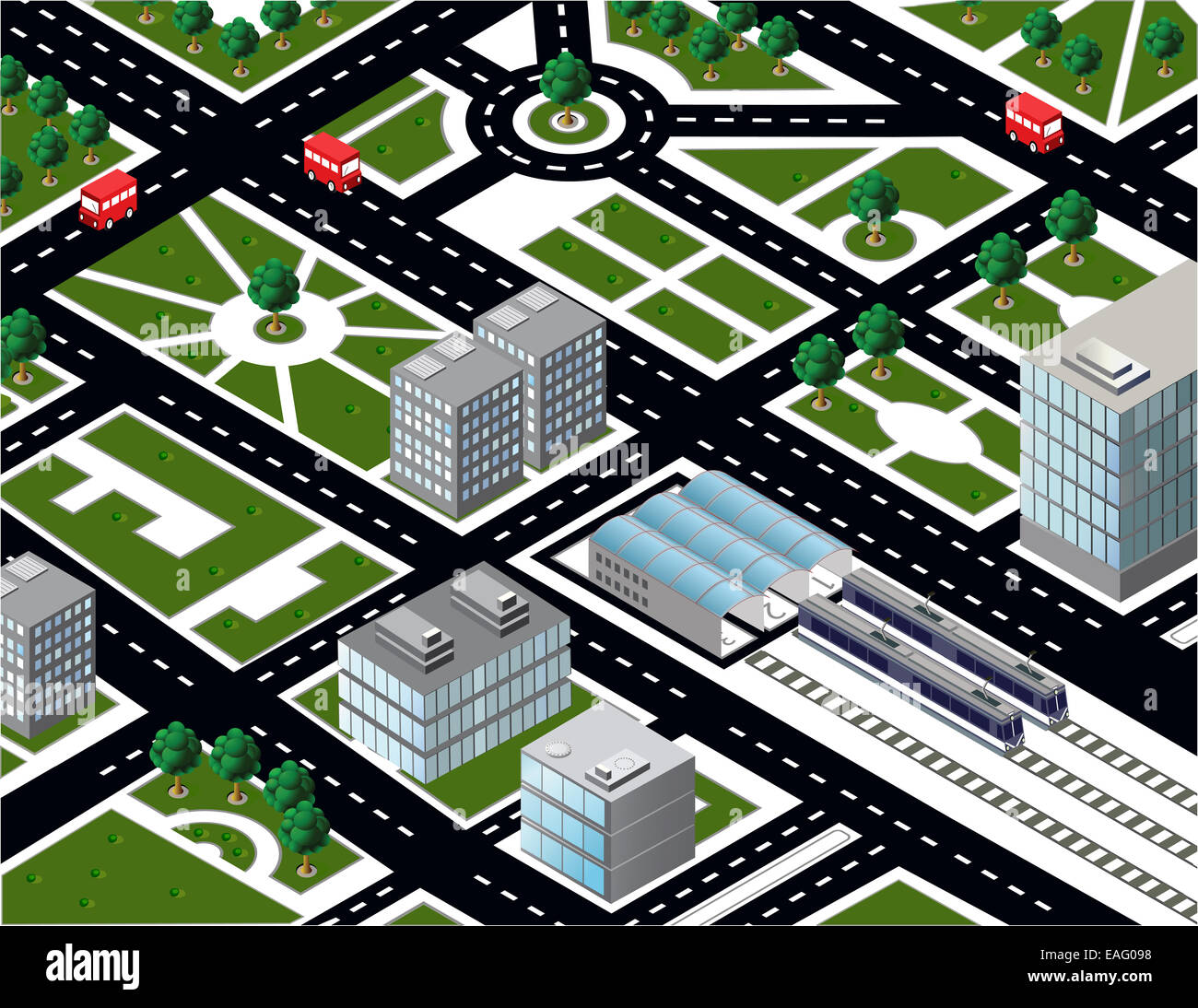 Isometric eco transport design hi-res stock photography and images - Alamy