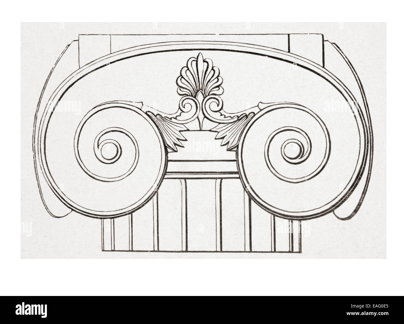 Ionic order of greek architecture hi-res stock photography and images ...