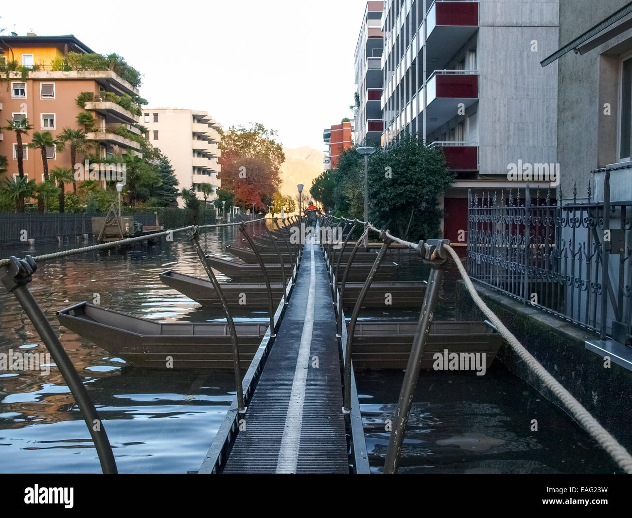 Locarno Ticino, Switzerland.13th November, 2014. civil protection ...
