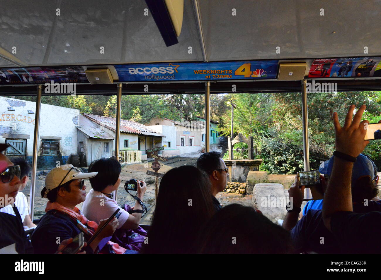 A flash flood at Universal Studios in Los Angeles Stock Photo - Alamy