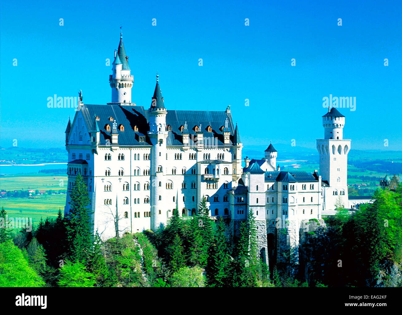 Castle Neuschwanstein - Bavaria Stock Photo - Alamy