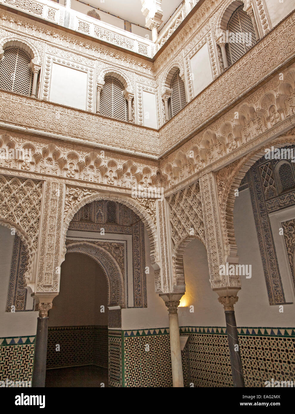 Alcazar Seville Palace Moorish High Resolution Stock Photography and ...