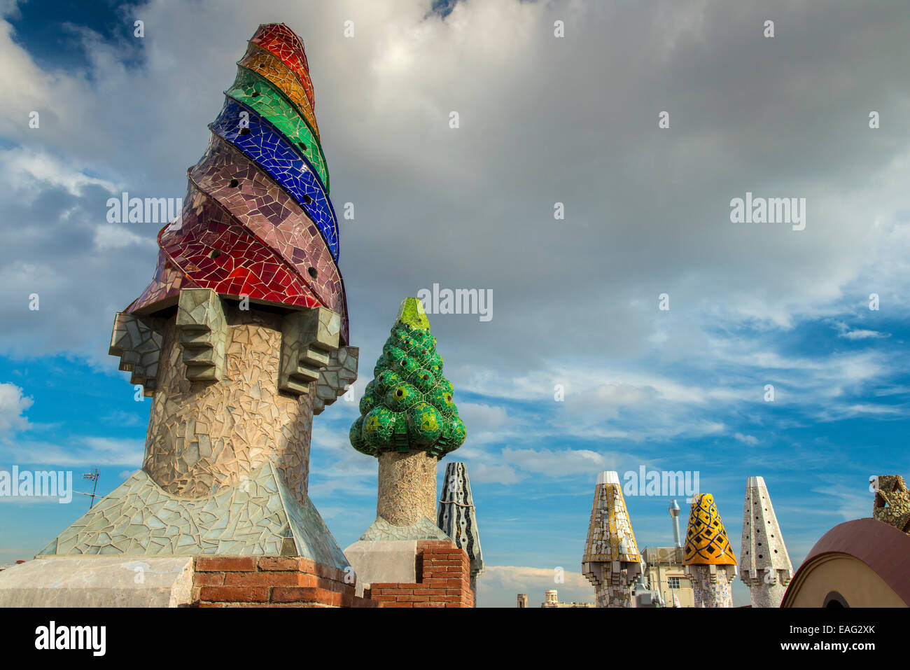 Palau Guell Chimneys