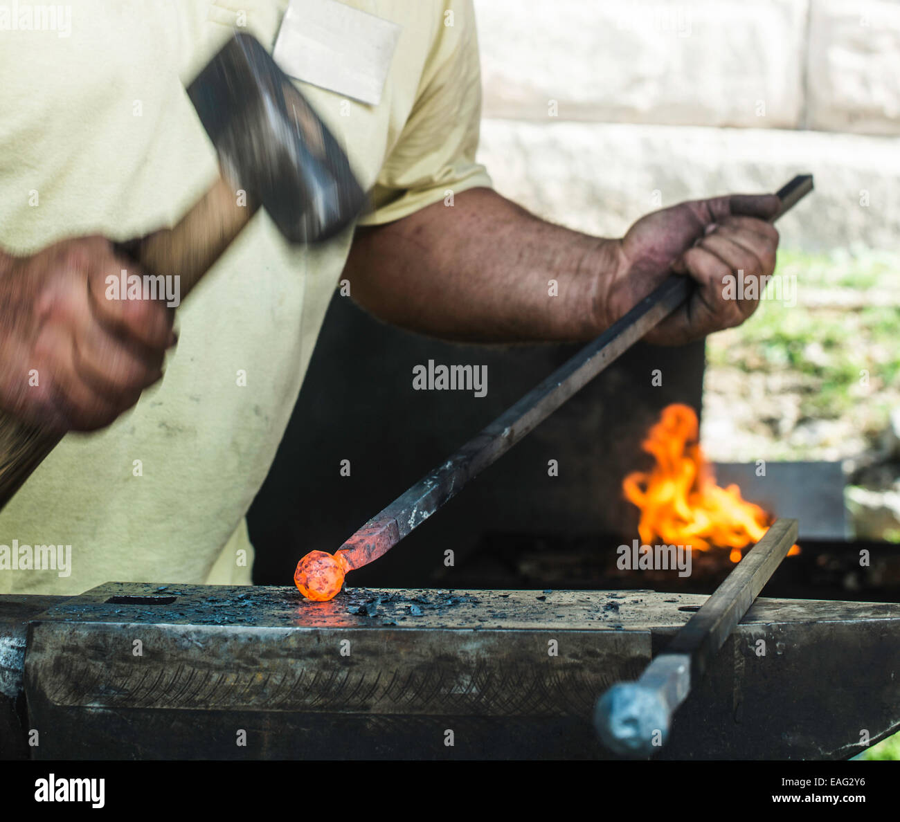 Old blacksmith hi-res stock photography and images - Alamy