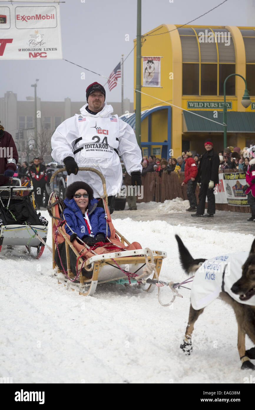 Jim,Kohl,Aaron Burmeister,Alaska,Alaskan Husky Stock Photo - Alamy