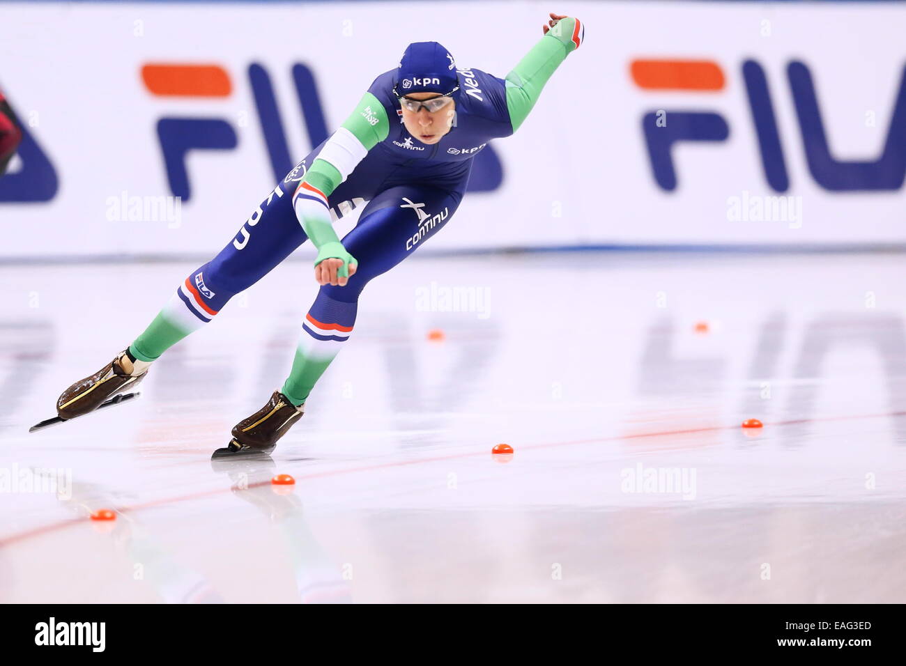 Obihiro, Japan. 14th Nov, 2014. Margot Boer (NED) Speed Skating : Women ...