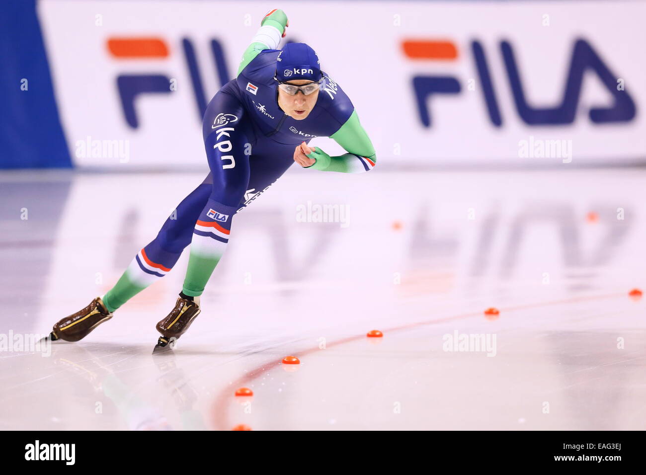 Obihiro, Japan. 14th Nov, 2014. Margot Boer (NED) Speed Skating : Women ...