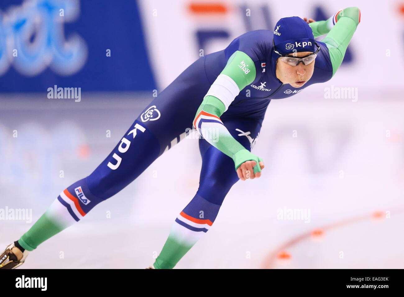 Obihiro, Japan. 14th Nov, 2014. Margot Boer (NED) Speed Skating : Women ...