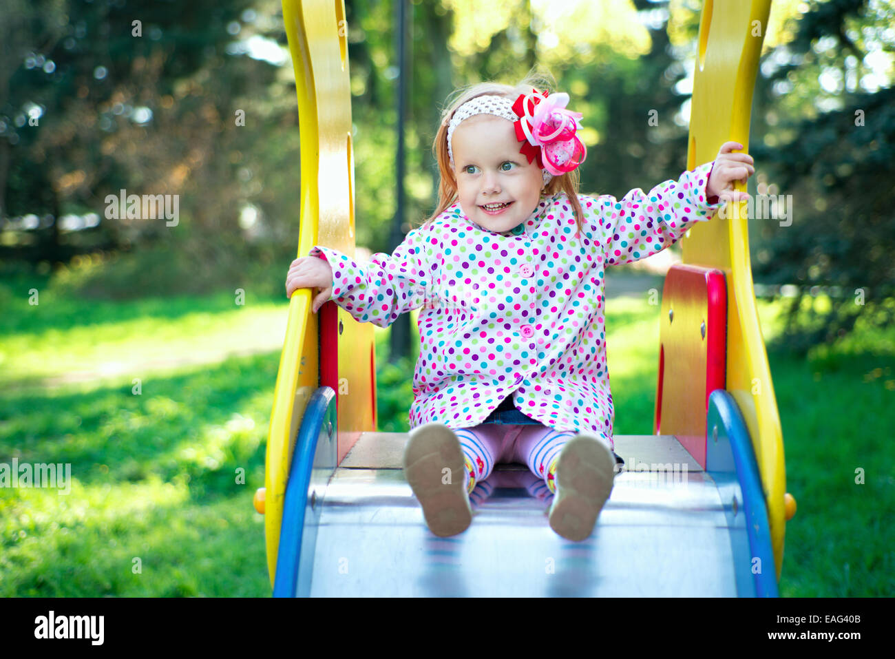 child on the playground Stock Photo - Alamy
