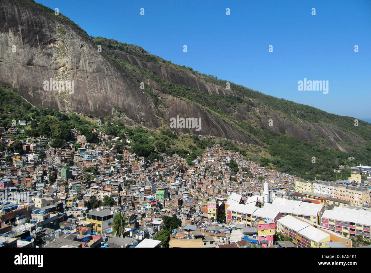 Brazil, Rio de Janeiro, Favela of Rochina Stock Photo - Alamy