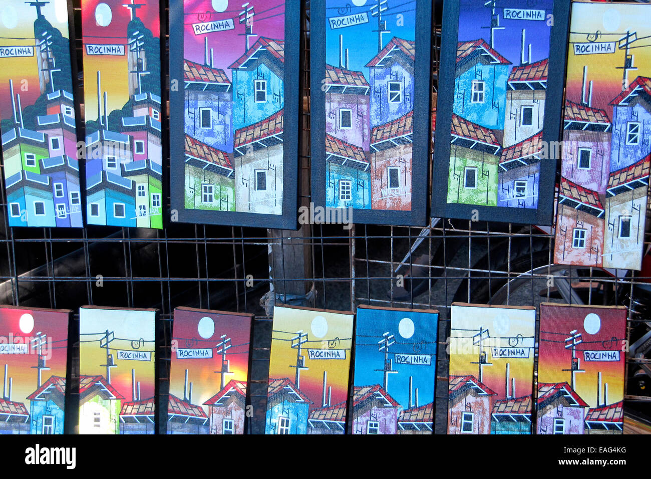 Brazil, Rio de Janeiro, Favela of Rochina Stock Photo - Alamy