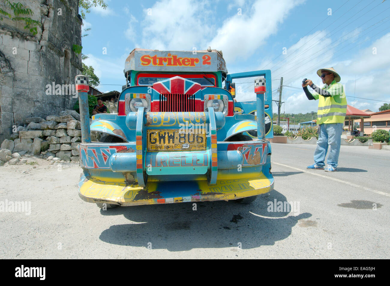 Jeepney bus, island Bohol, Philippines, Southeast Asia Stock Photo - Alamy