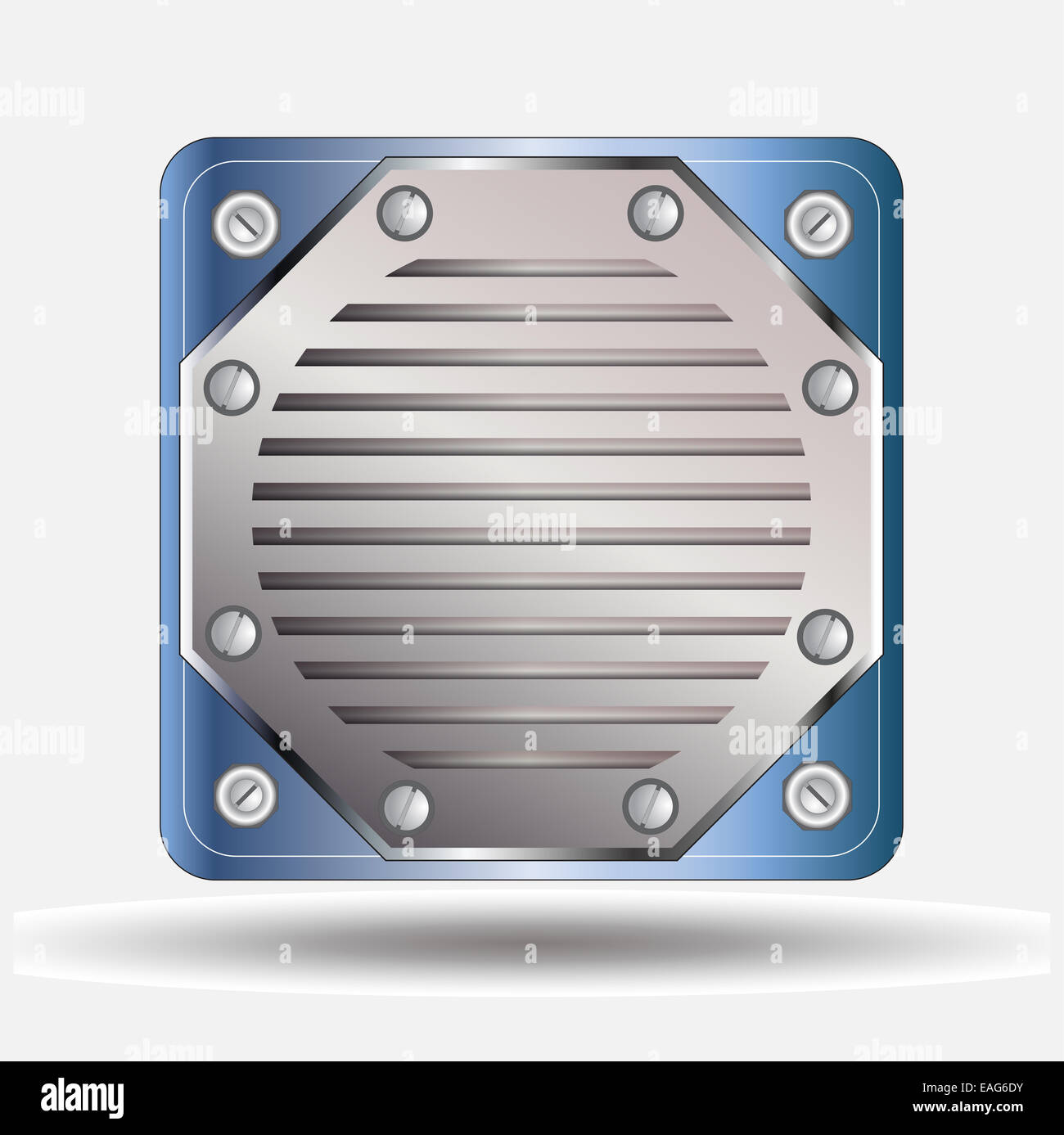 Technological element for design, music speaker Stock Photo - Alamy