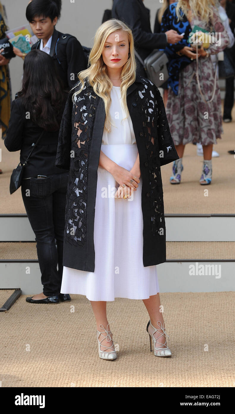 London, UK. Kate Foley at Burberry Prorsum fashion show : Spring/Summer ...