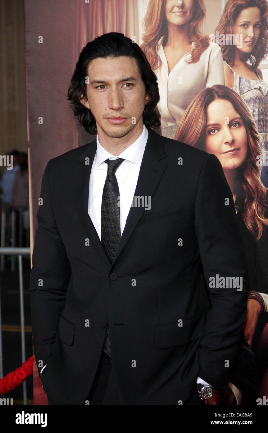 Los Angeles.CA.USA. Adam Driver at This Is Where I Leave You Los ...